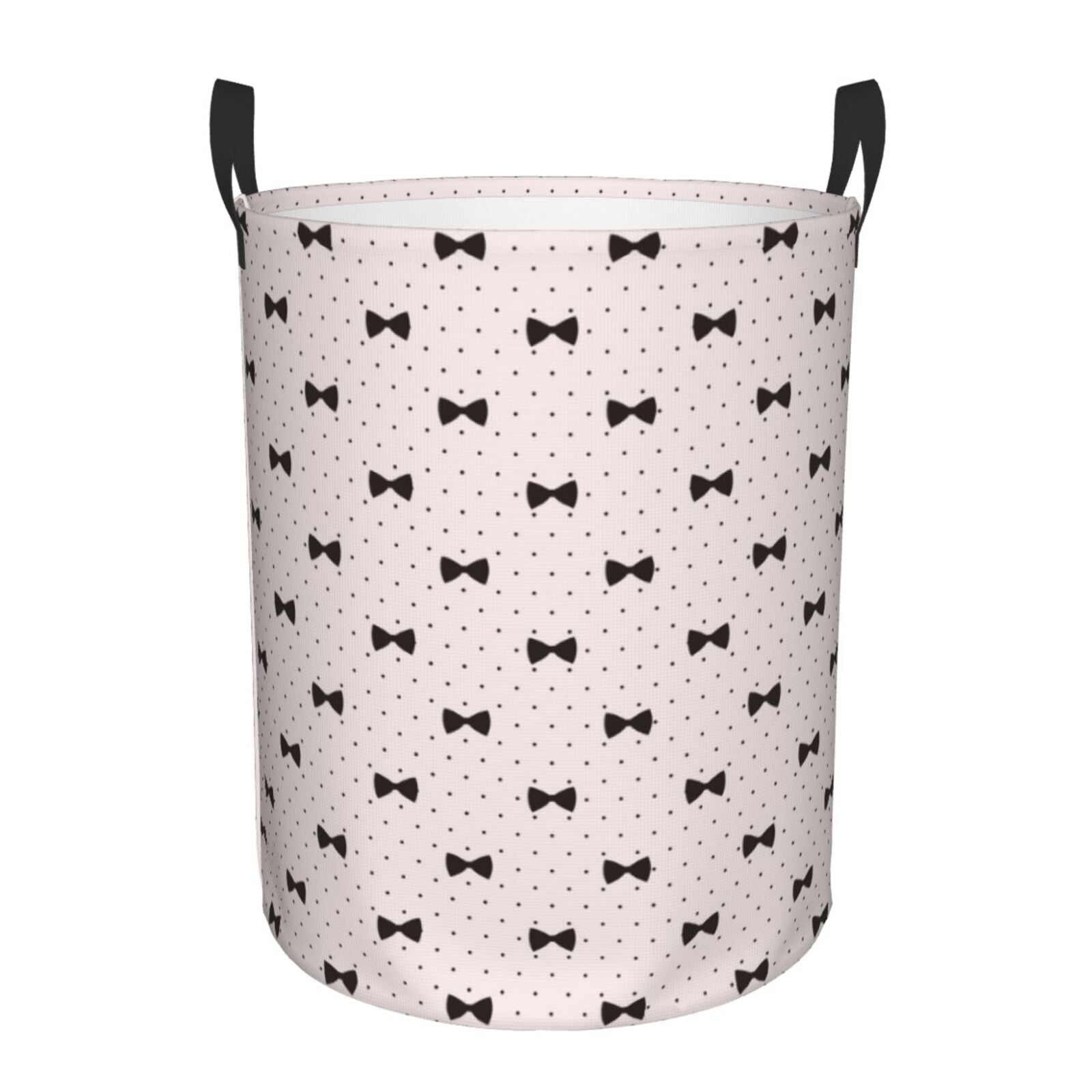 Cauagu bow on polka dots for Laundry Basket,Collapsible Organizer ...