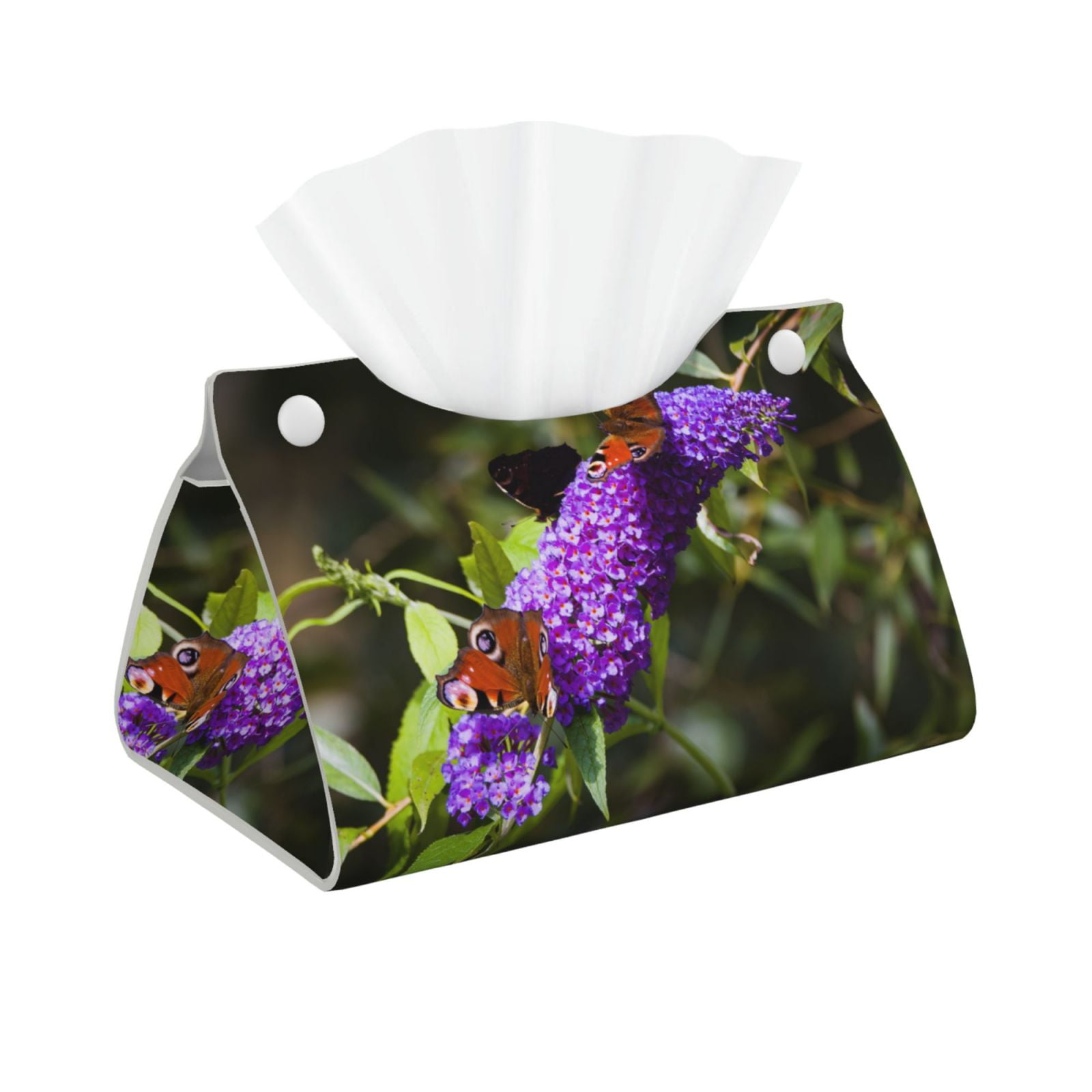 Cauagu butterfly bush flower for Large Tissue Box Cover Rectangular ...