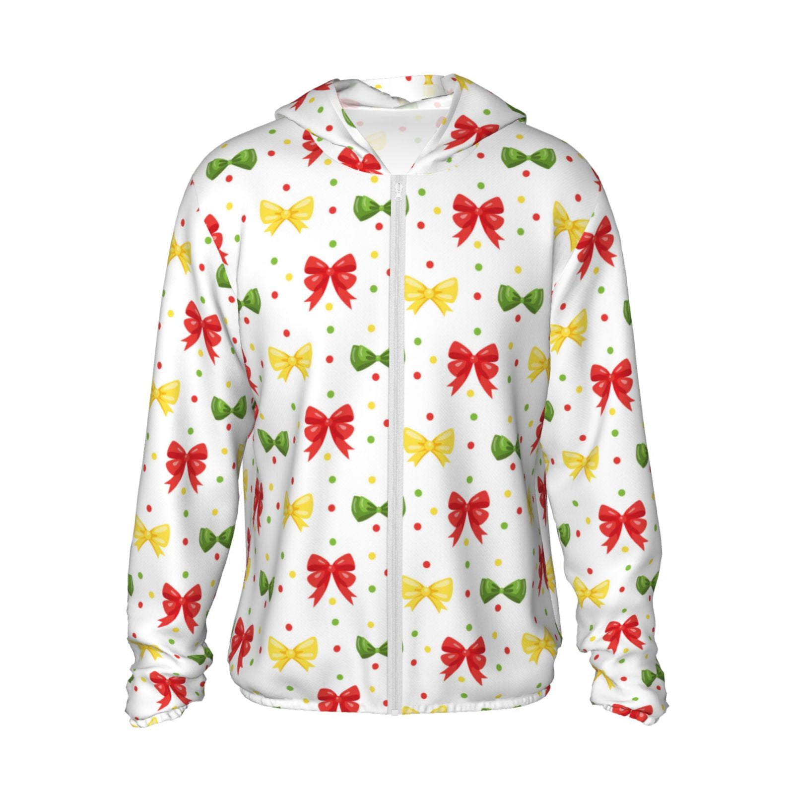 Cauagu cartoon colorful Bow tie for Sun Protection Hoodie for Men and ...