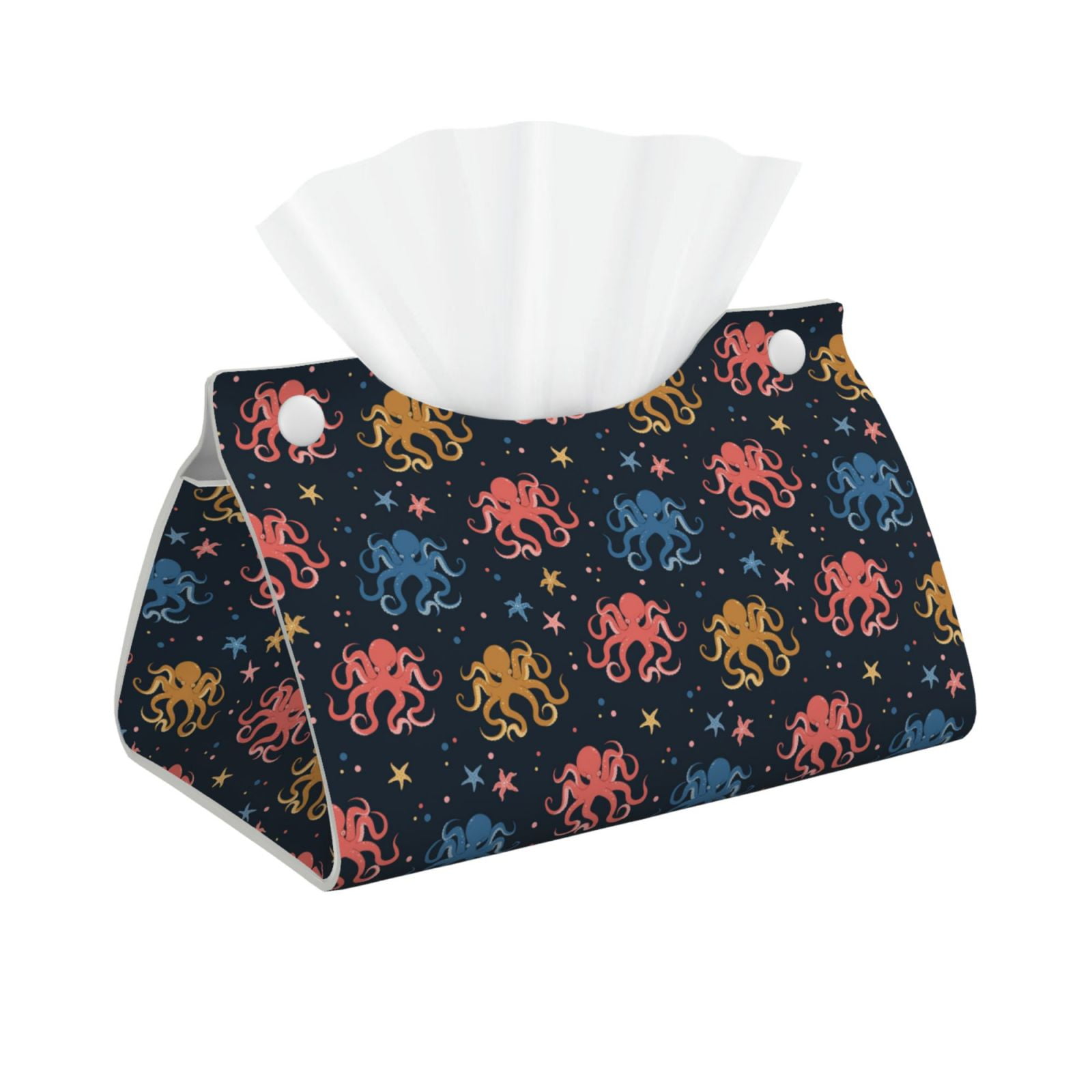 Cauagu cartoon doodle octopus for Large Tissue Box Cover Rectangular ...