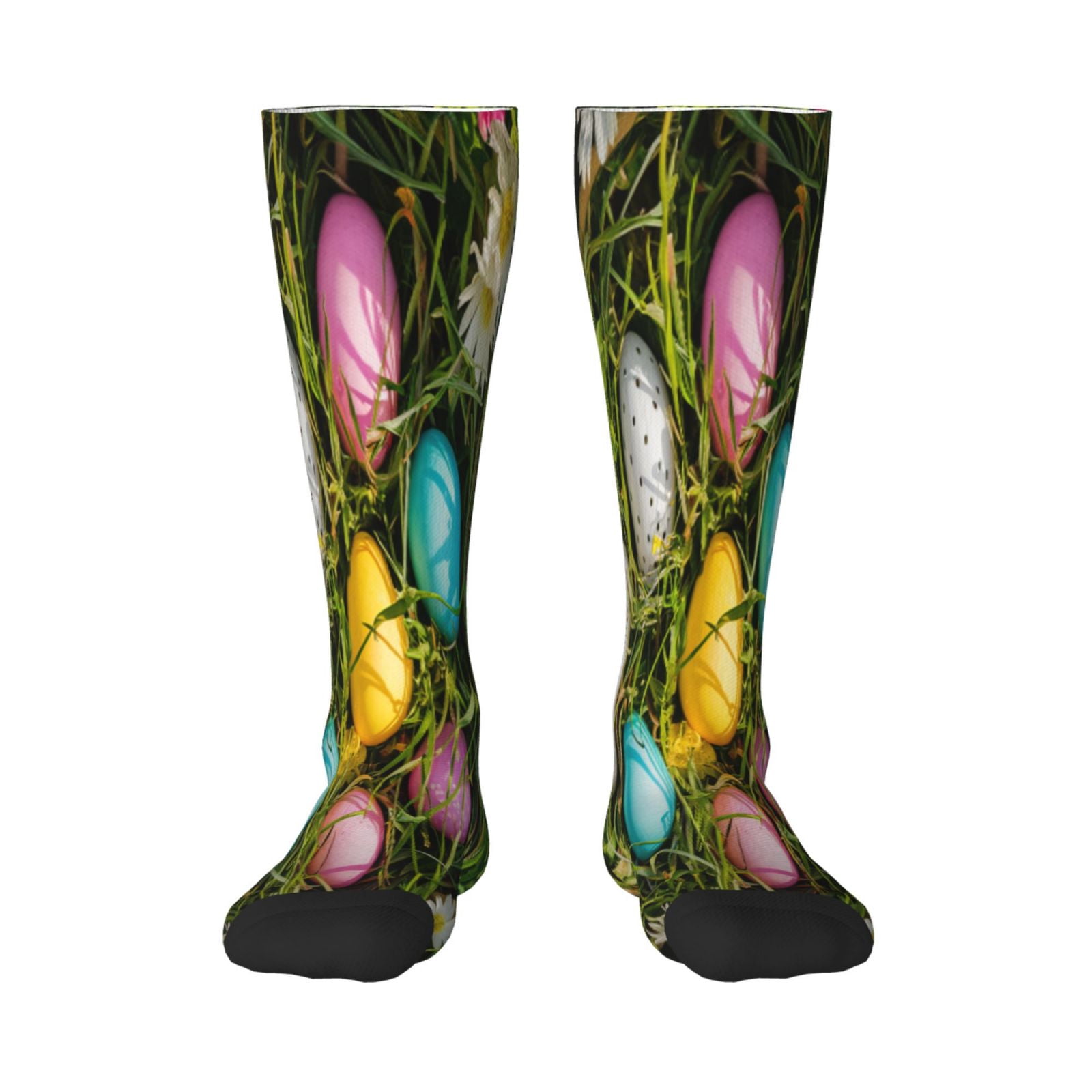 Cauagu colorful Easter eggs Funny 13.8in Socks for Unisex for Men,Women ...