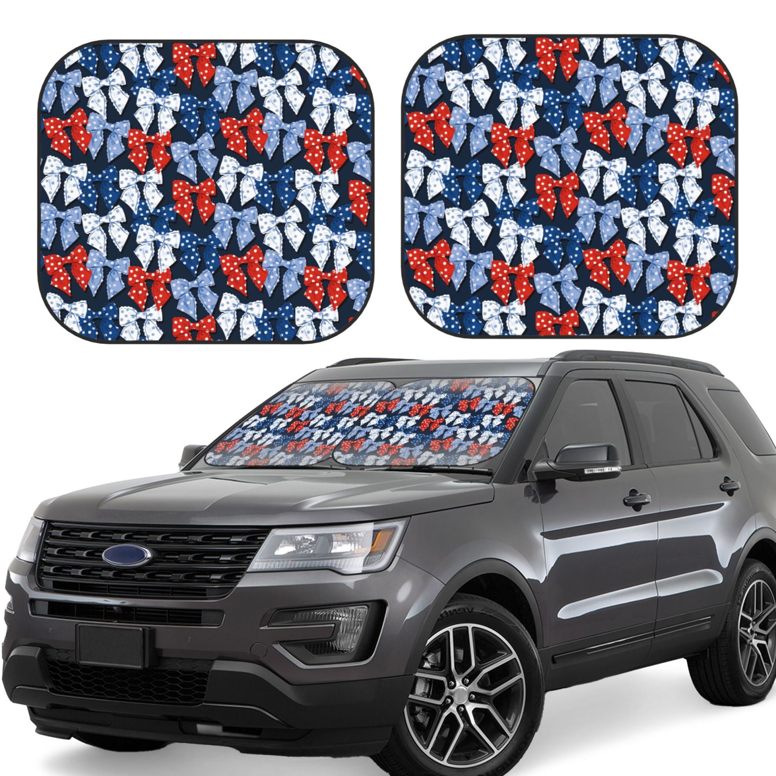 Cauagu colorful Polka dot bow Cauagu {designName} Print Foldable Car ...