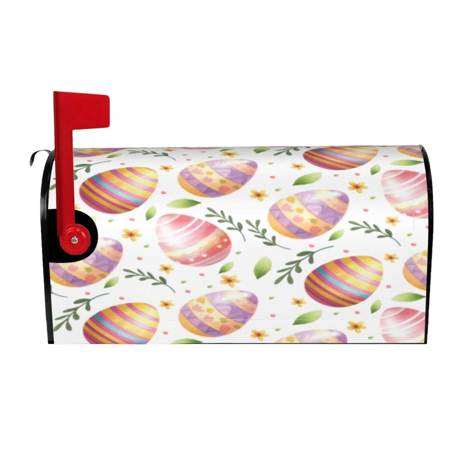 Cauagu colorful easter eggs Pattern Magnetic Mailbox Covers, Mailbox ...