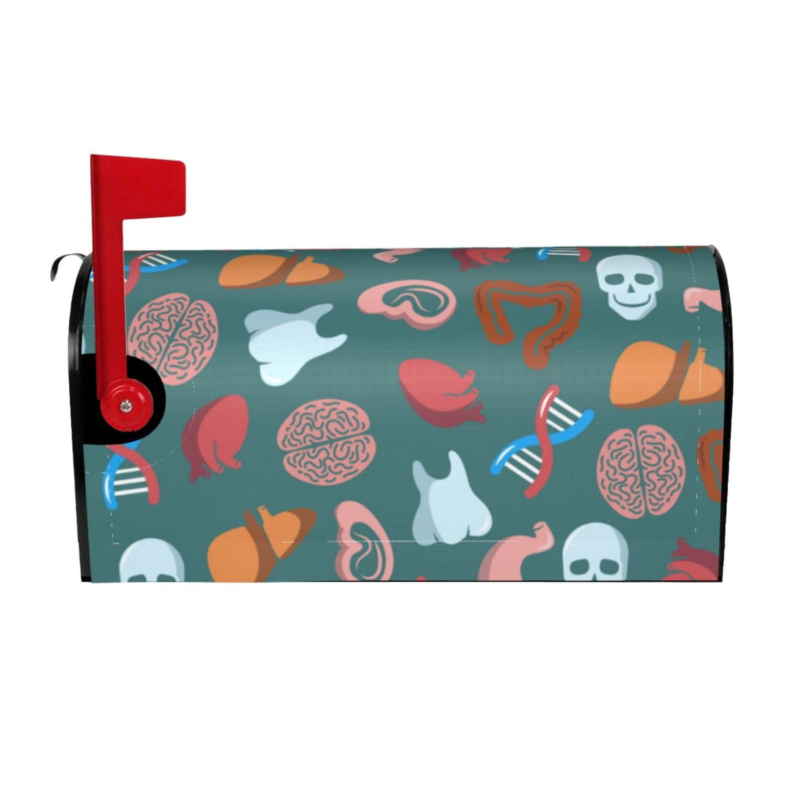 Cauagu cute Skull organ Pattern Magnetic Mailbox Covers, Mailbox Cover ...