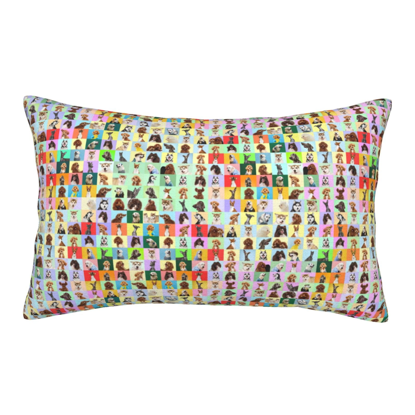 Cauagu dogs collage Print Pillow Covers with Envelope Closure,1PC ...