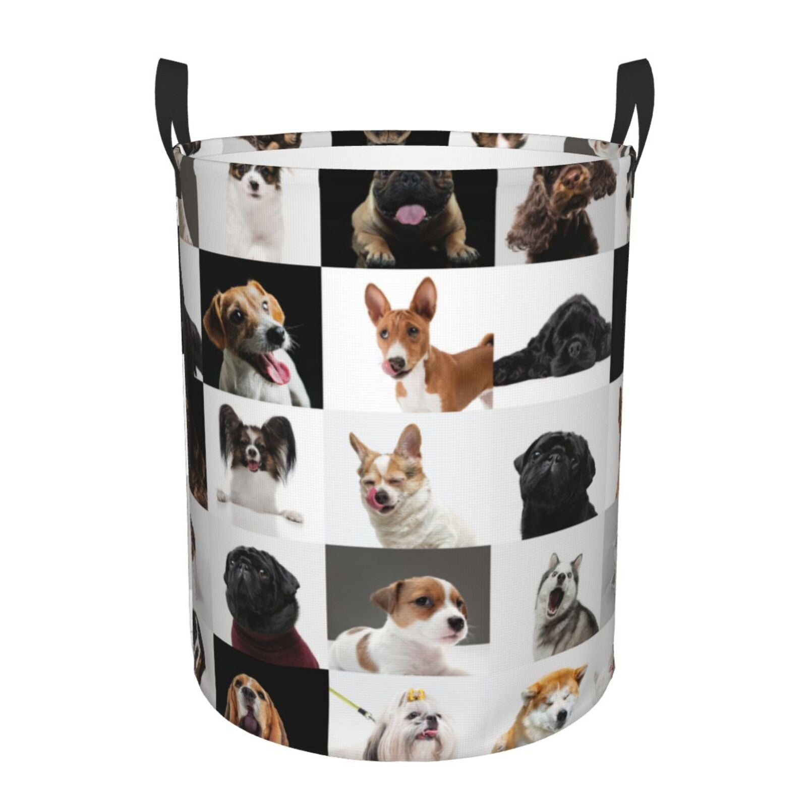 Cauagu dogs pets collage for Laundry Basket,Collapsible Organizer ...