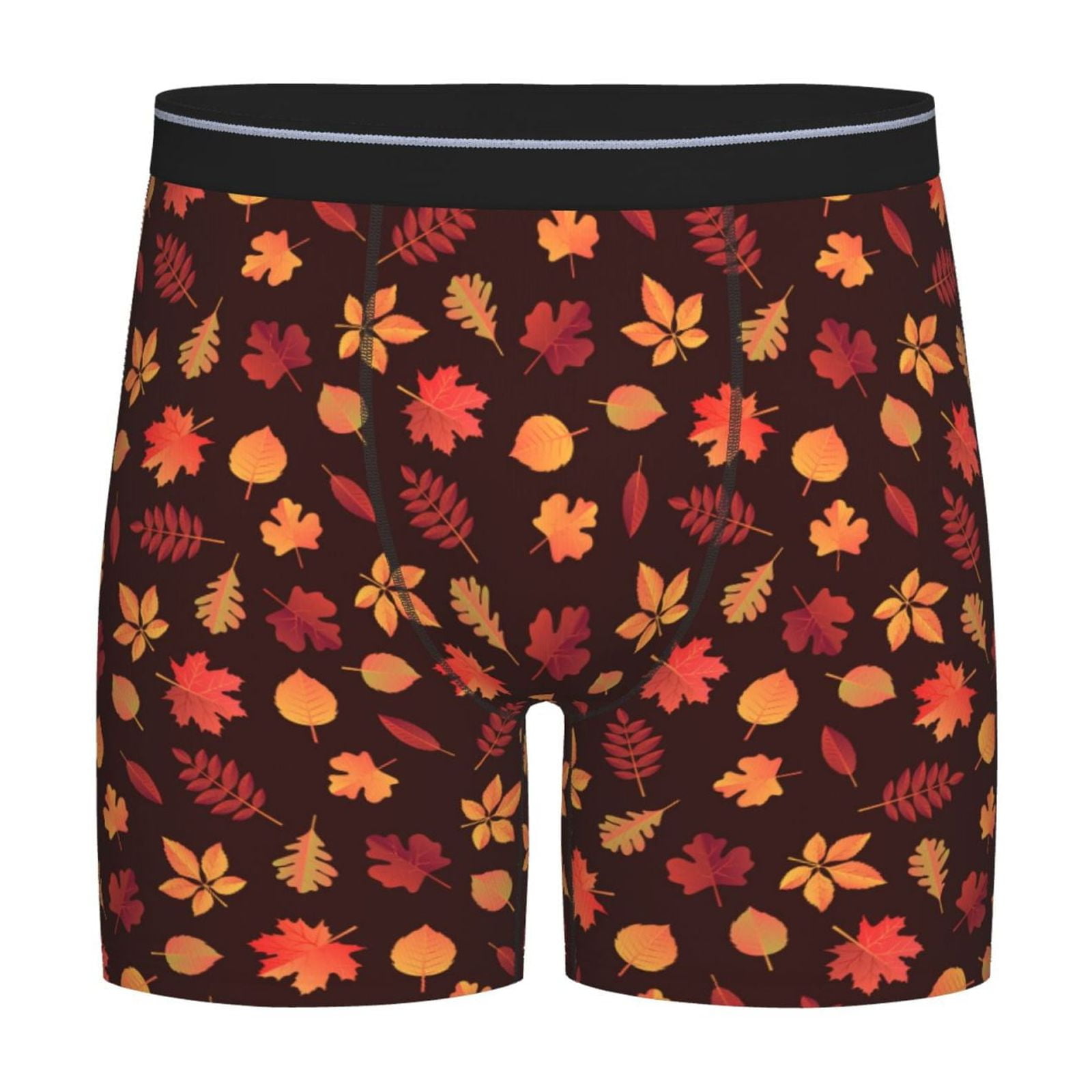 Cauagu fall Maple leaf Print Men's Boxer Briefs, Funny & Cute Underwear ...
