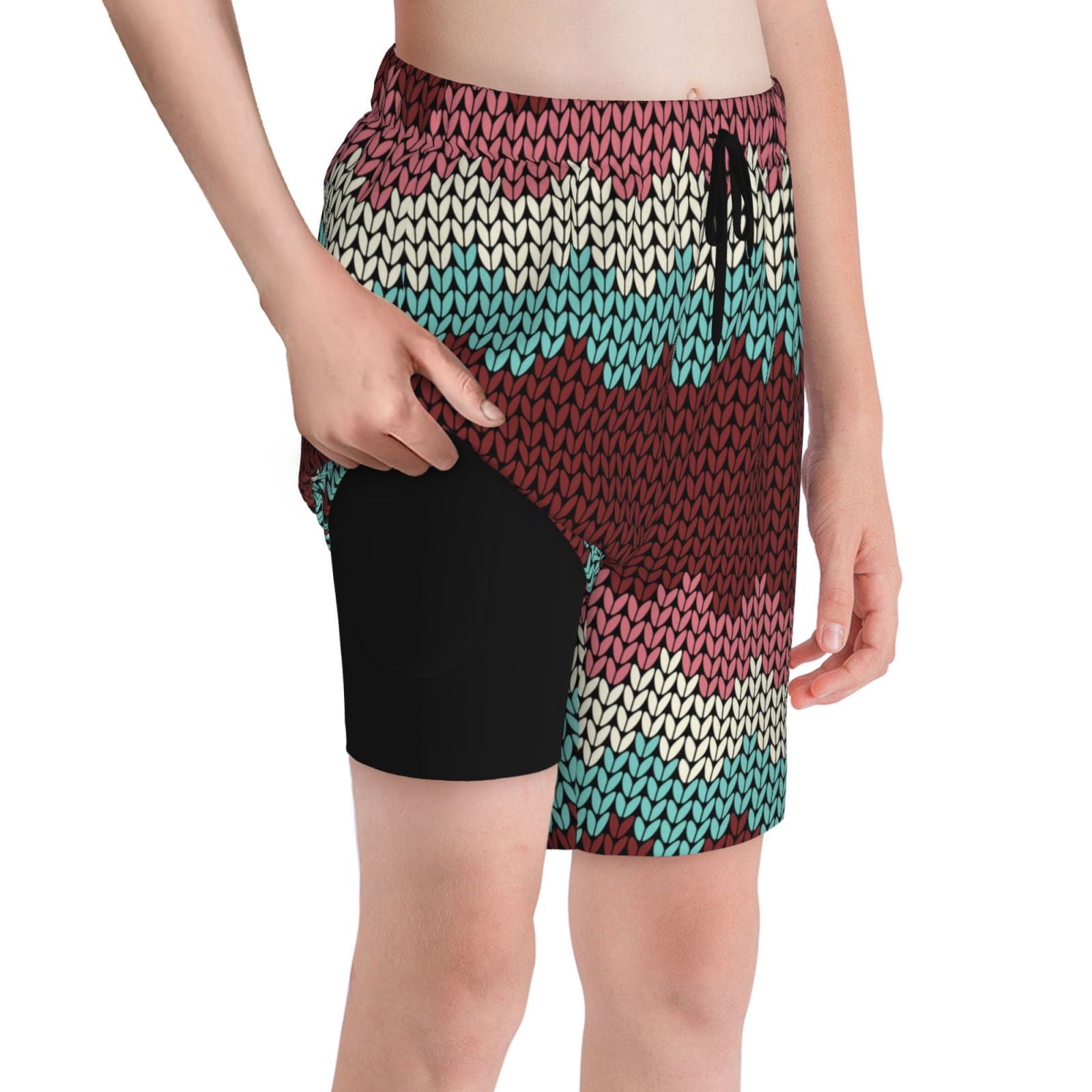 Cauagu fall leaf Element Print Swim Trunks for Men,Youth Boys Swim ...