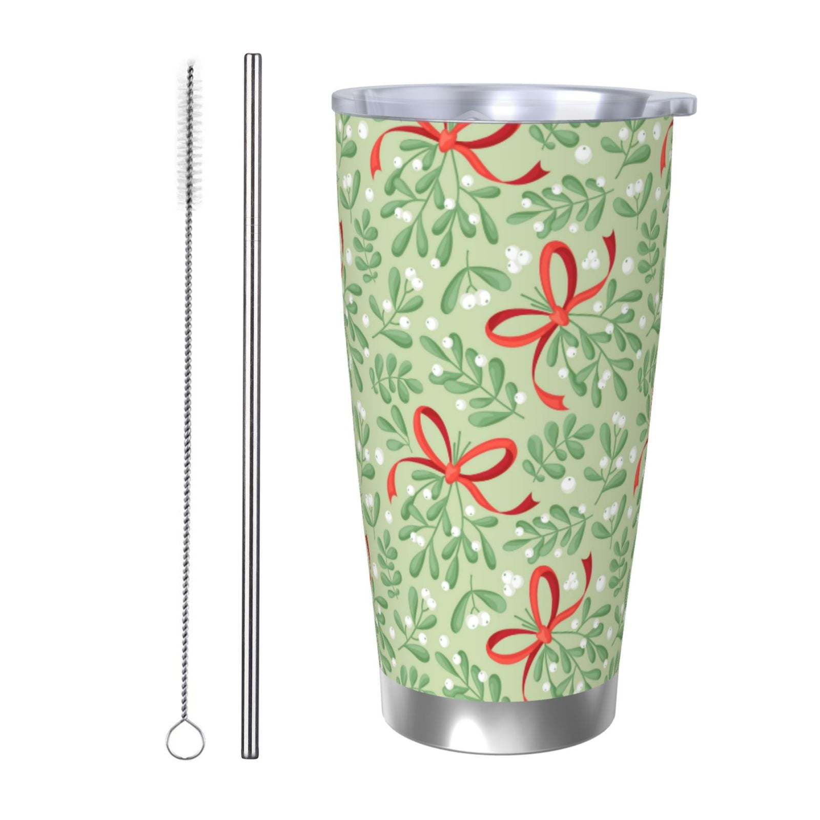 Cauagu leaves bows Pattern 20oz Tumbler,Stainless Steel Vacuum ...