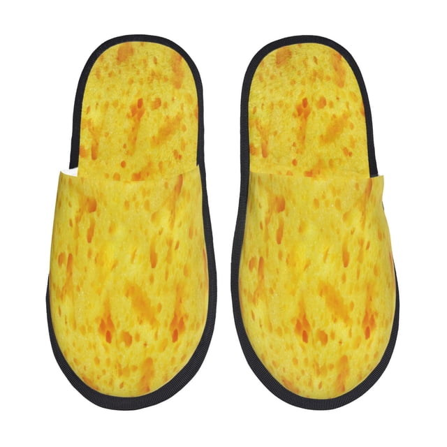 Cauagu nachos cracker Print Cozy Indoor Slippers,Fuzzy House Shoes for ...