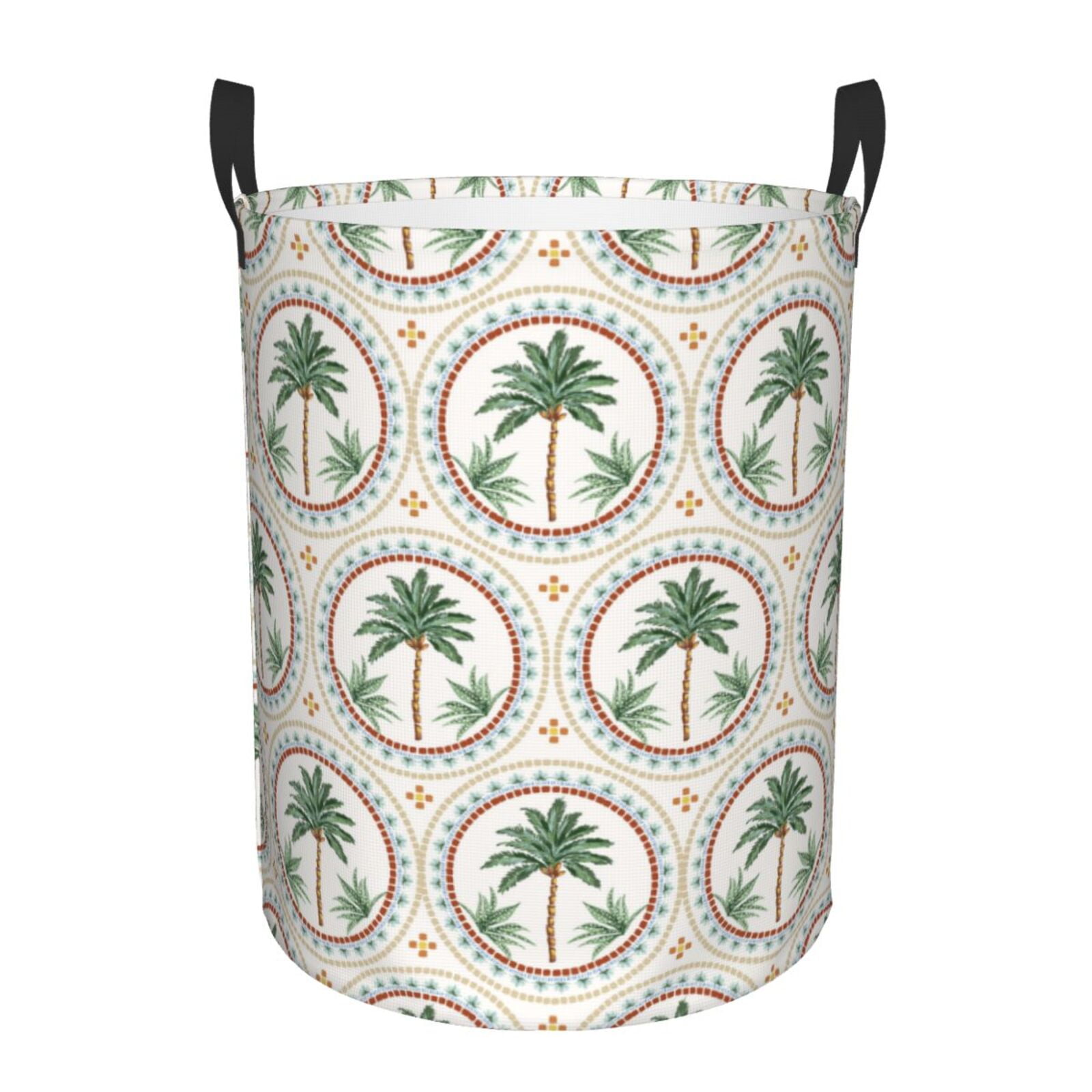 Cauagu palm trees for Laundry Basket,Collapsible Organizer Basket for ...