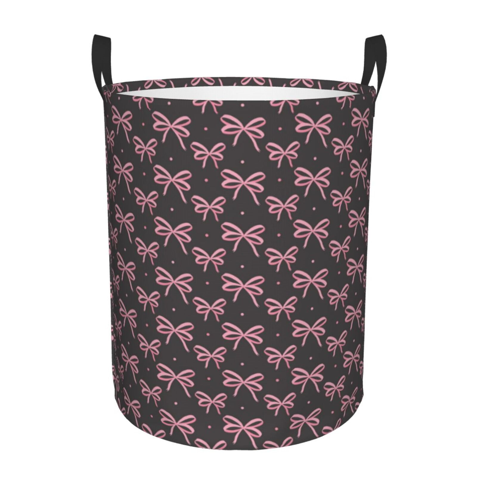Cauagu pink bow for Laundry Basket,Collapsible Organizer Basket for ...