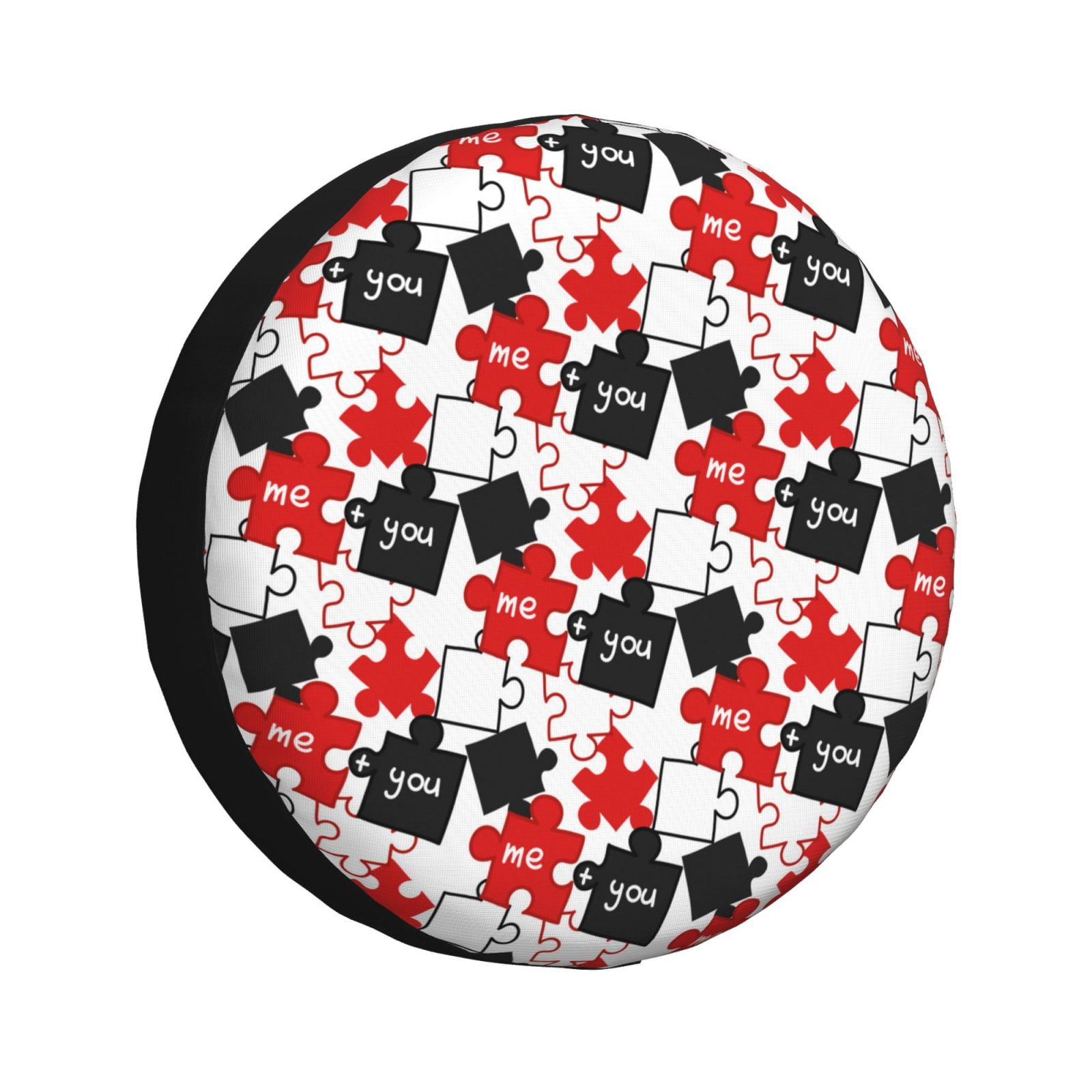 Cauagu puzzle elements with the words me you Print Travel Luggage Cover ...