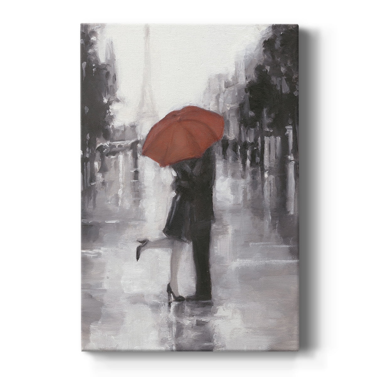Caught in the Rain Premium Gallery Wrapped Canvas - Ready to Hang ...