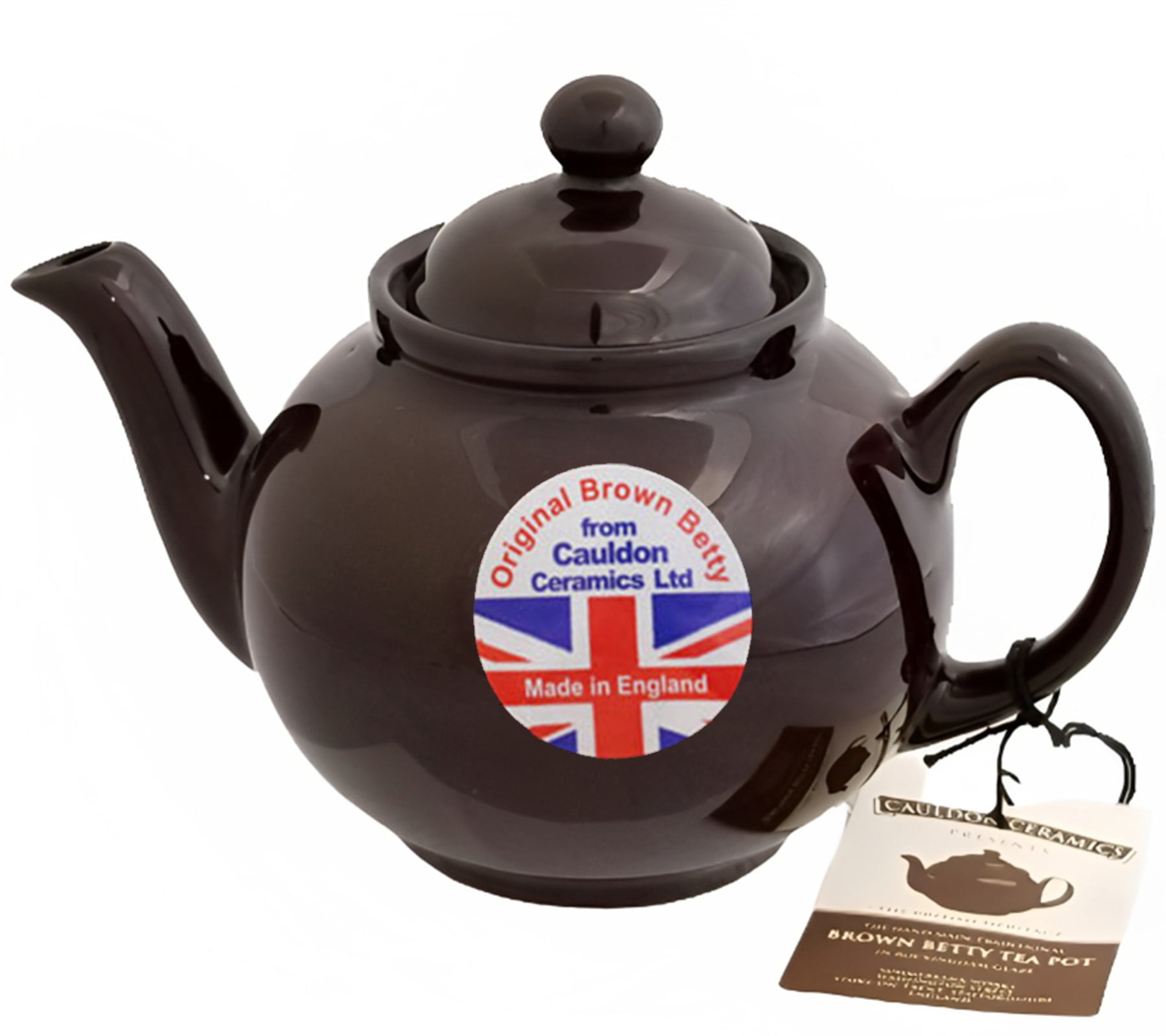 Cauldon Ceramics Brown Betty 2 Cup Teapot - Brown - Walmart.com