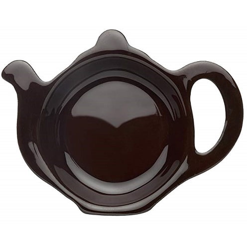 Cauldon Ceramics Brown Betty Teapot-Shaped Tea Caddy, Red Clay ...
