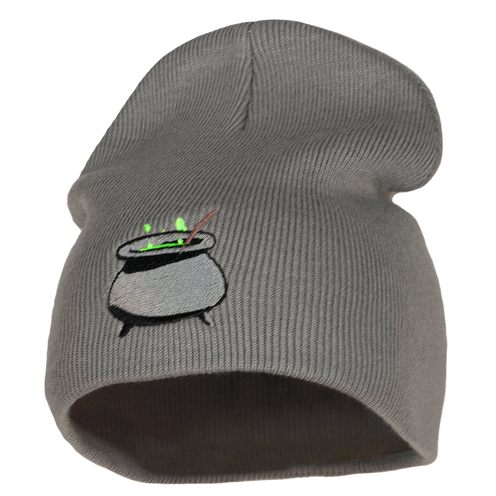 Cauldren Embroidered 8 Inch Arcrylic Short Beanie - Grey OSFM - Walmart.com