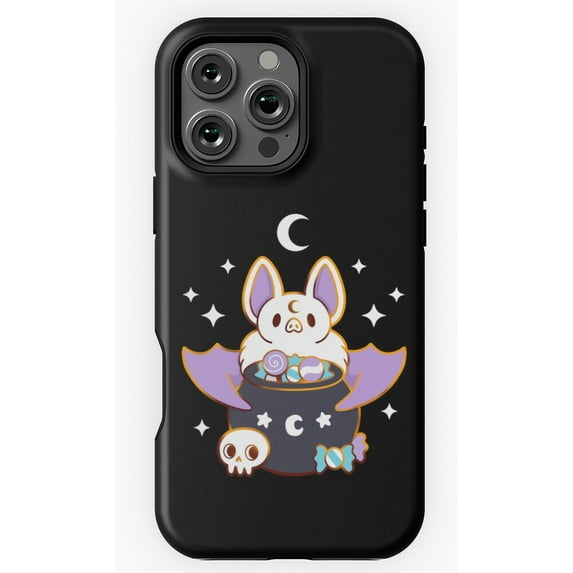Cauldron Bat Gold Nikury Halloween Phone Case for iPhone 11 12 13 14 15 ...