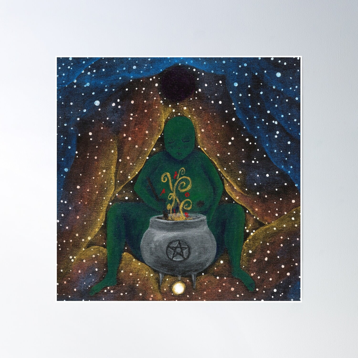 Cauldron Poster Wall Art, Modern Wall Decor, 16x16 UNFRAMED - Walmart.com