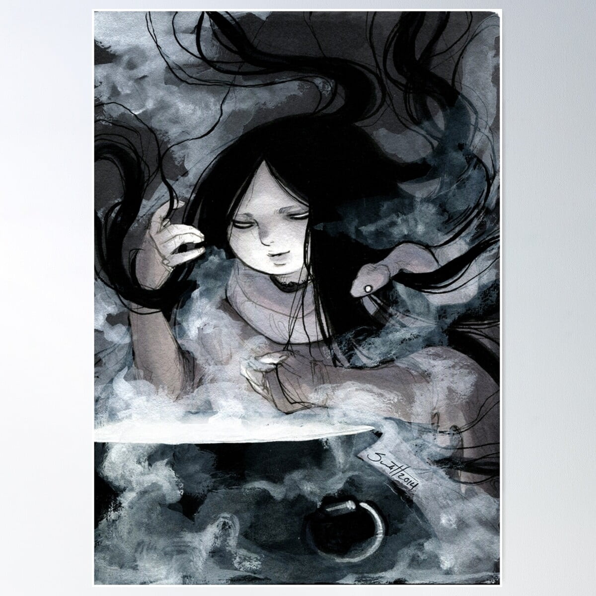 Cauldron Poster Wall Art, Modern Wall Decor For Living Room Bedroom ...