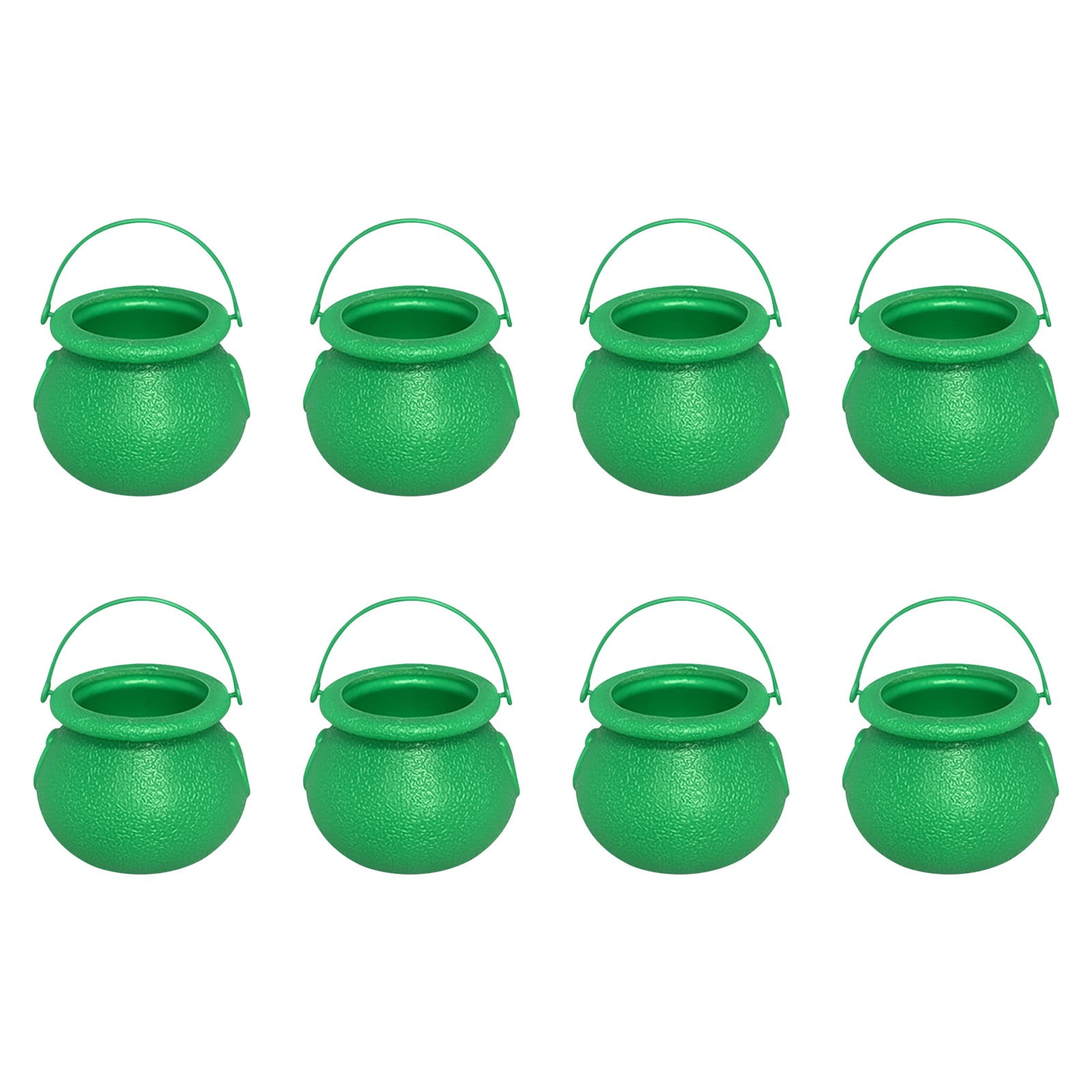 Cauldron with Handle,Mini Plastic Cauldron,8Pcs Witch Cauldron Pot ...