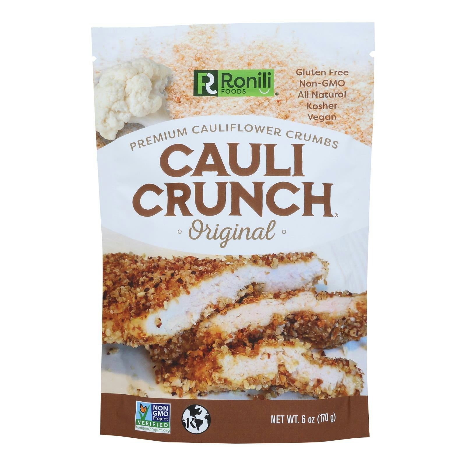 Cauli Crunch Original Cauliflower Breading 6 oz (Pack Of 6) - Walmart ...