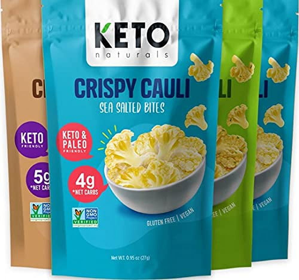 Cauliflower Chips Keto bites cauliflower MDA05 thins Variety Pack Pack ...