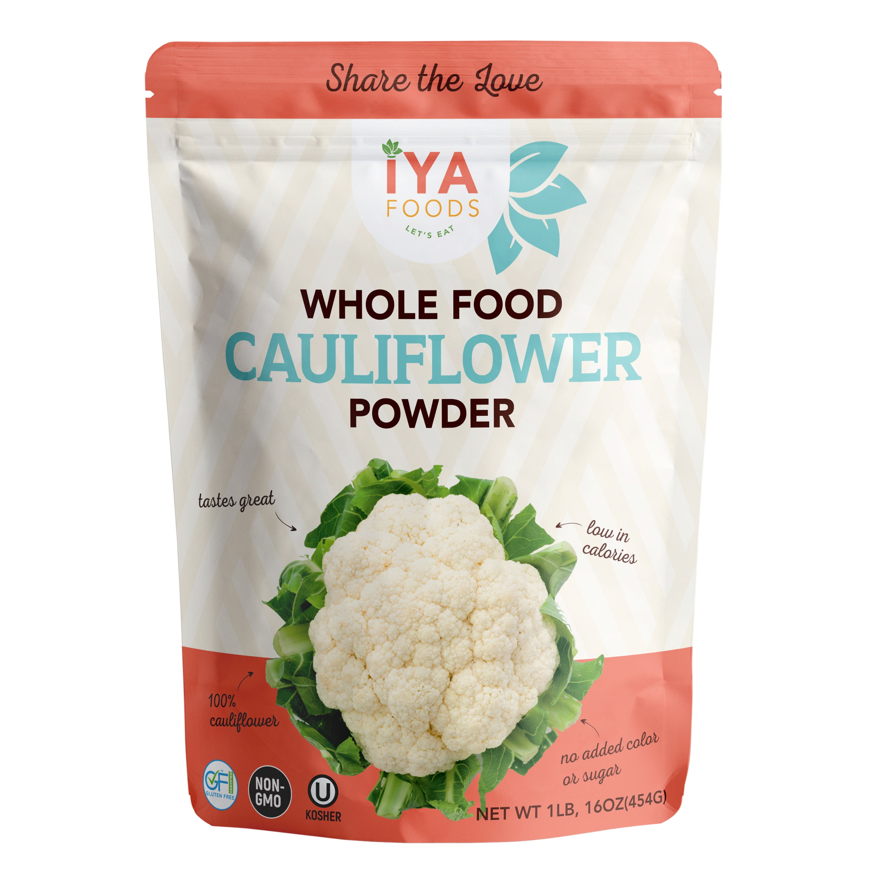 Cauliflower Whole Food Powder 1 lb. Pack - Walmart.com