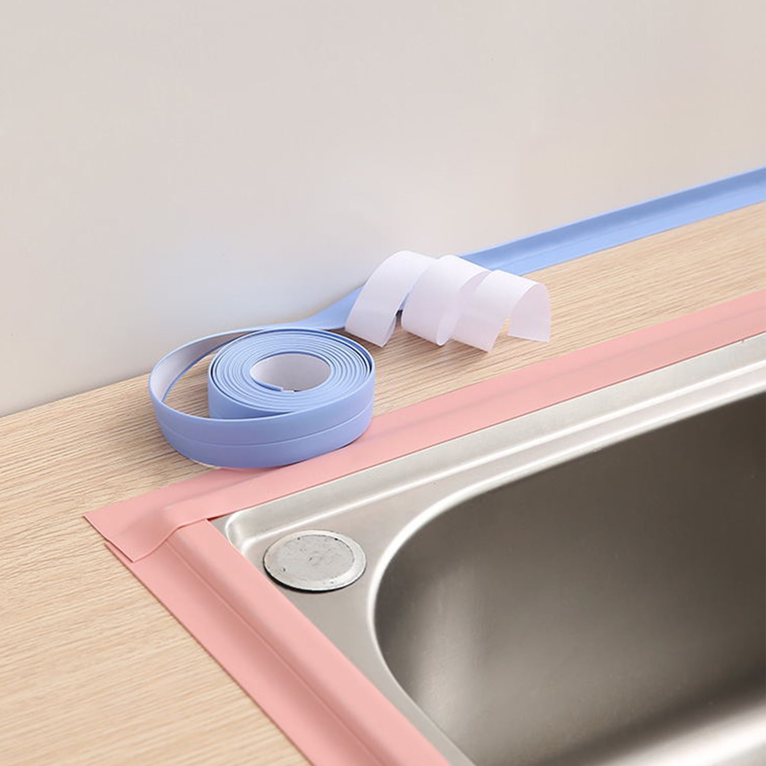 Caulk Strip,Floor Wall Sink Countertop -proof -mold Waterproof Wall ...