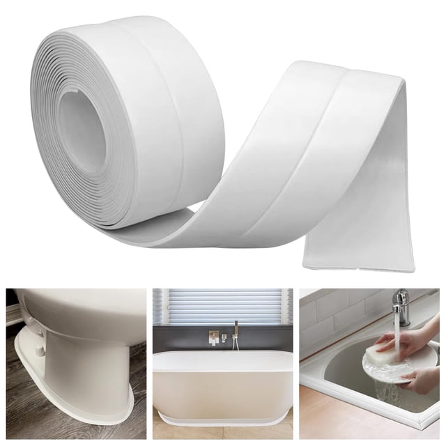 Caulk Tape Bath & Kitchen Self Adhesive Caulking Tape Waterproof,Toilet ...