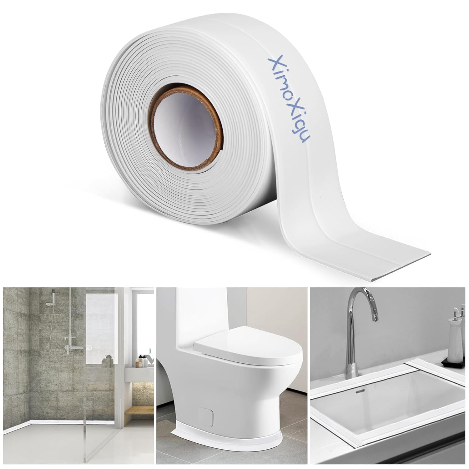 Caulk Tape, Self Adhesive Waterproof Sealant Strip, Caulking Sealant ...