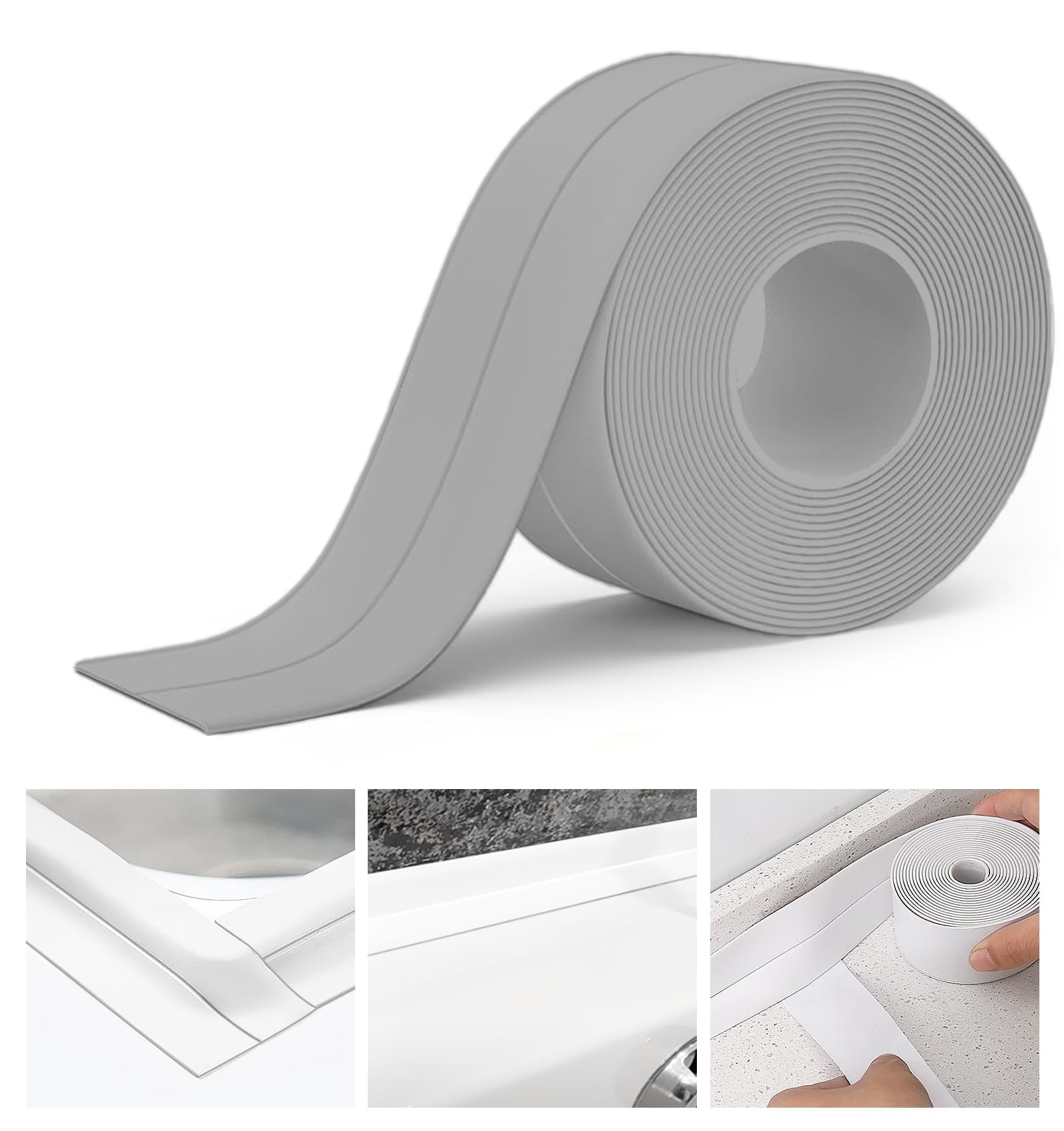 Caulk Tape, Toilet Caulk Strip, Toilet Sealer Around Toilet Base, Caulk ...