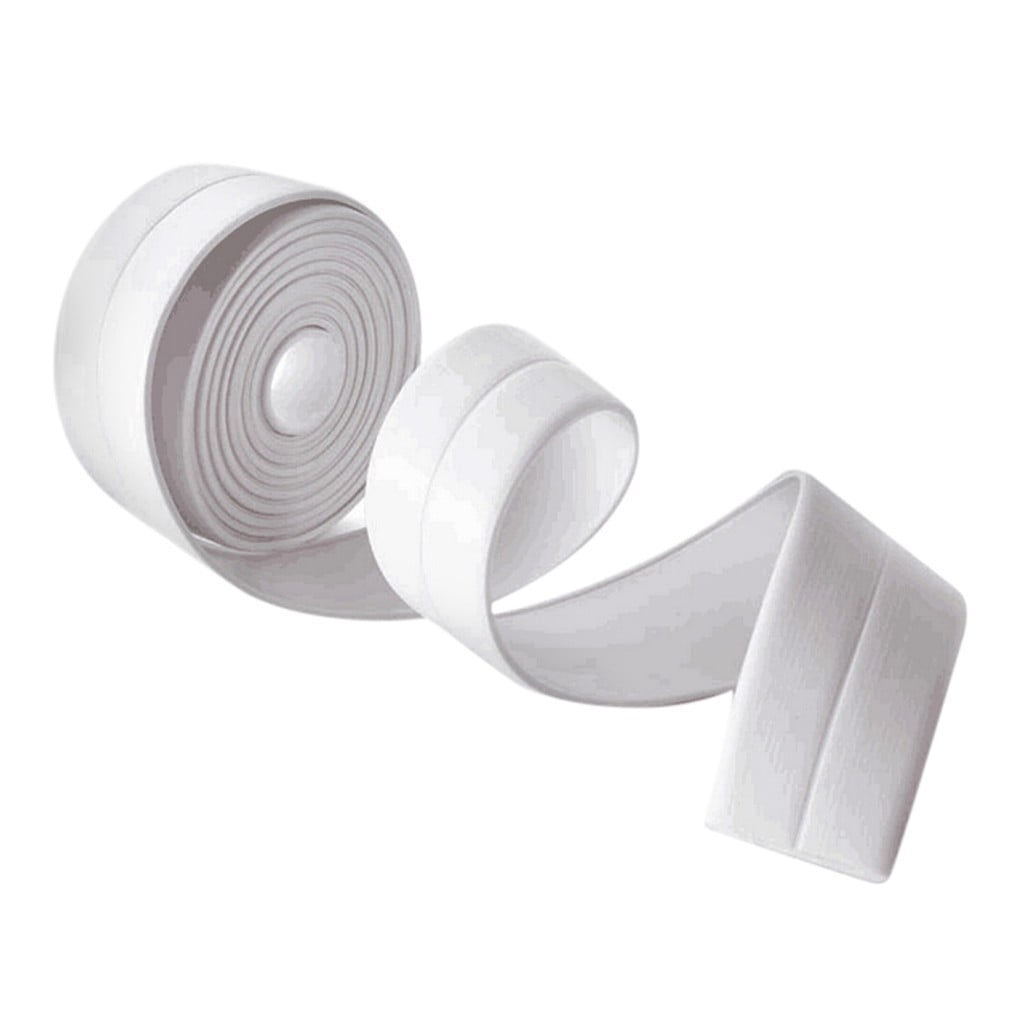 Caulk Tape Waterproof Self Adhesive, 1 Rolls White Caulking Sealant ...