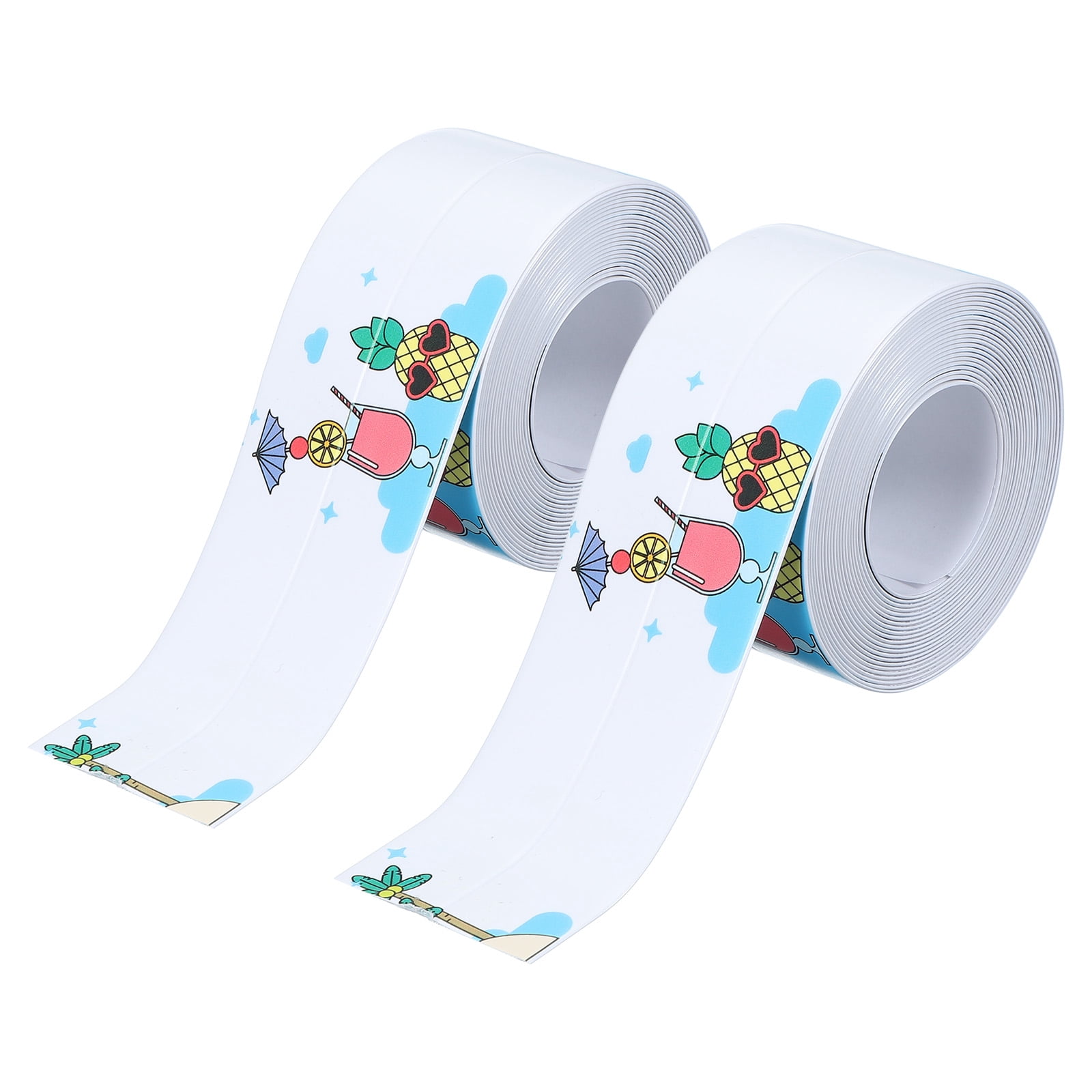 Uxcell 2 Roll Caulk Tape Self Adhesive Toilet Caulking Sealant Strip ...