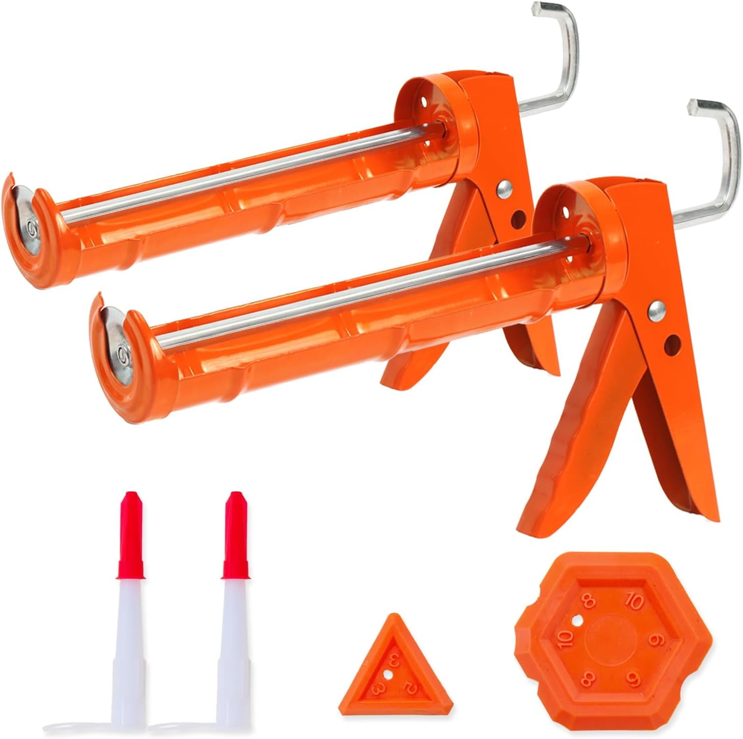 Caulking Gun, Caulk Gun No Drip,Sealant Finishing Tool Grout Scraper ...