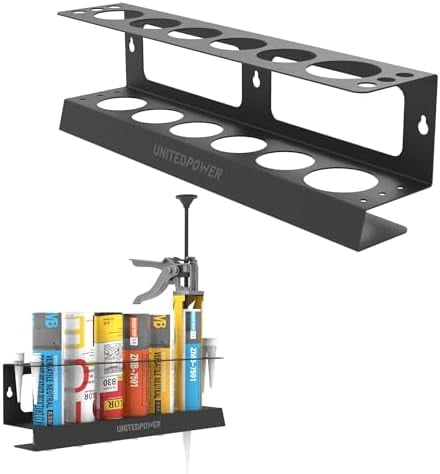 Caulking Gun Holder, Wall Mount Hand Caulking Gun Storage Rack ...