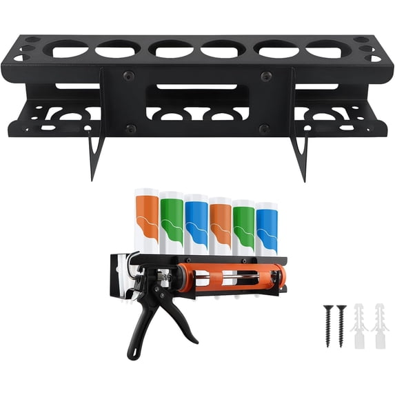 Caulking Holder, Caulk Tube Storage Rack, Wall Mount Caulking Tools ...