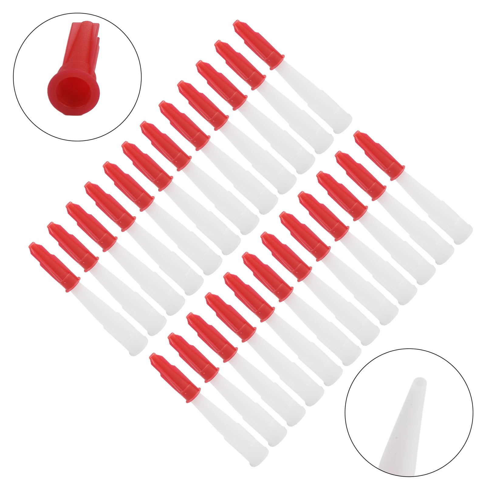 Caulking Nozzle Silicone Tube Nozzle Cap Re-Sealable Mastic Cartridge ...