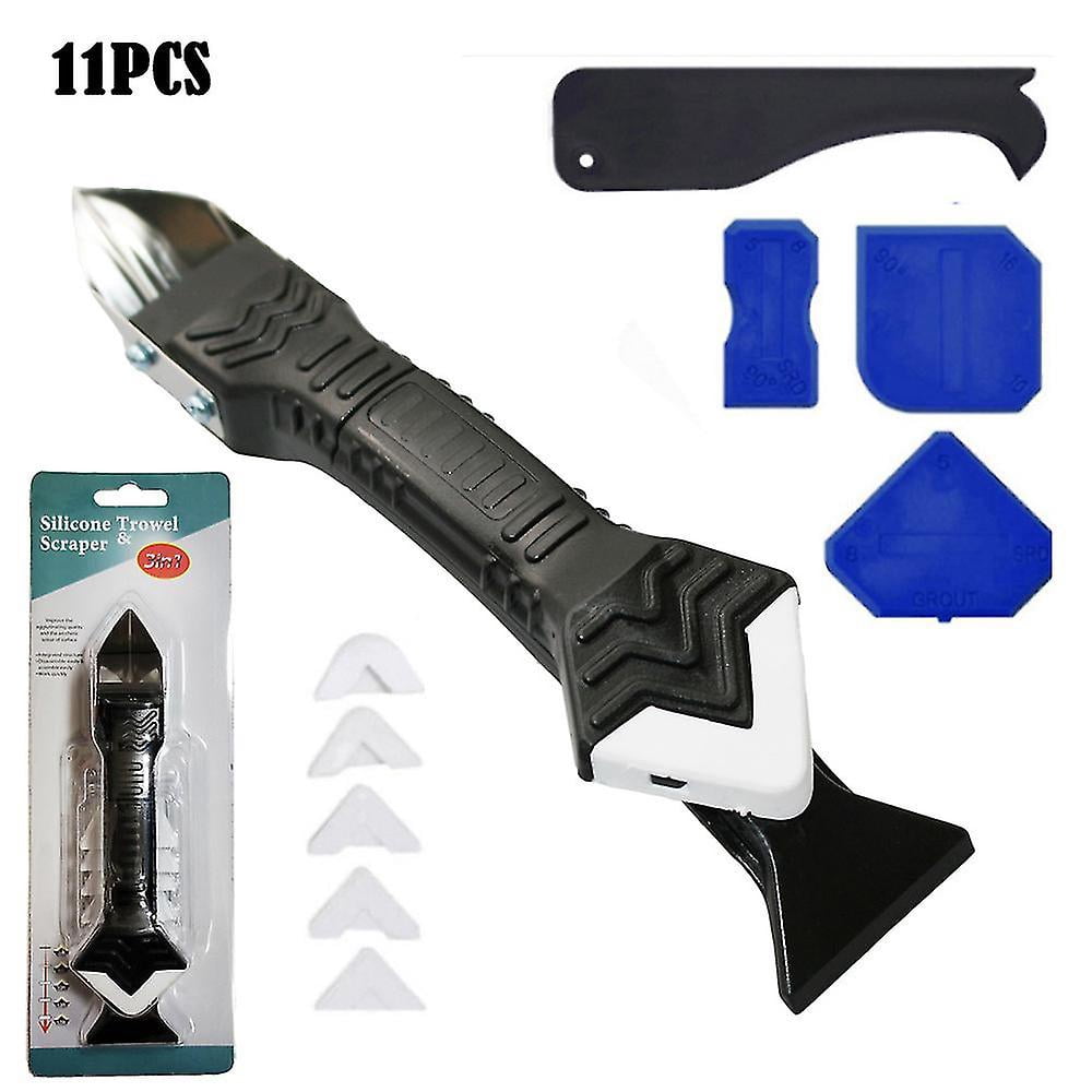 Caulking Tool Kit,11 Pcs Caulking Tool,3 In 1 Caulking Tool With ...