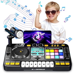 Fisher-Price Busy Musical Infant DJ Activity Table, Sound Play Center ...