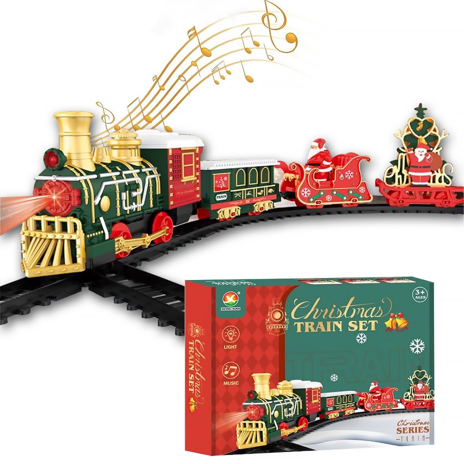 Sunforu Electric Train Sets for Kids,Retro Toy Trains for Toddlers ...