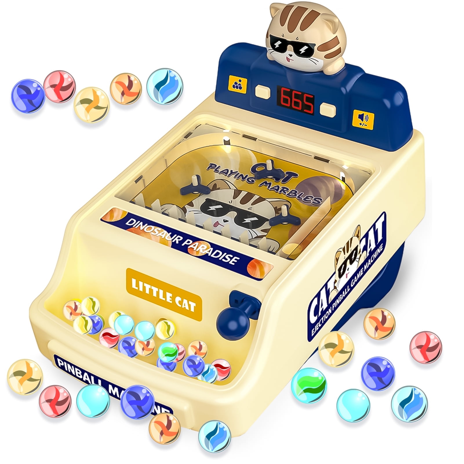 Caunedy Interactive Toy for Kid , Pinball Machines Children's with ...