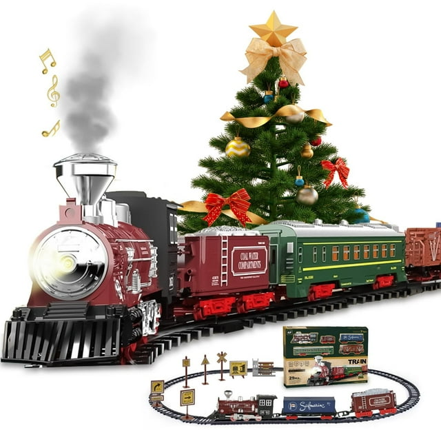Caunedy Retro Toy Trains for Toddlers,Electric Train Sets for Kids ...