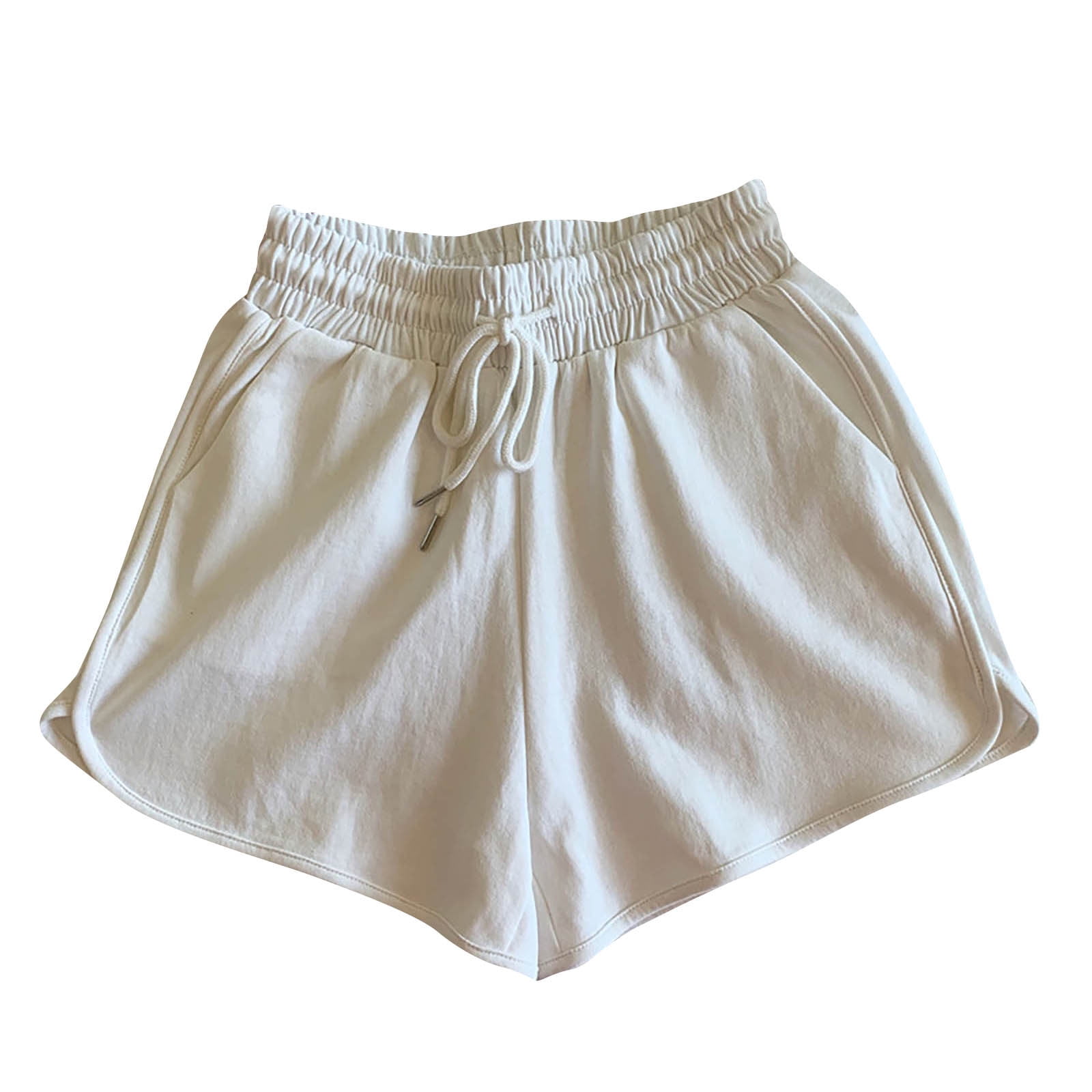 Causal Shorts for Women Solid Color Wide Leg Sexy Fashion High Waist ...