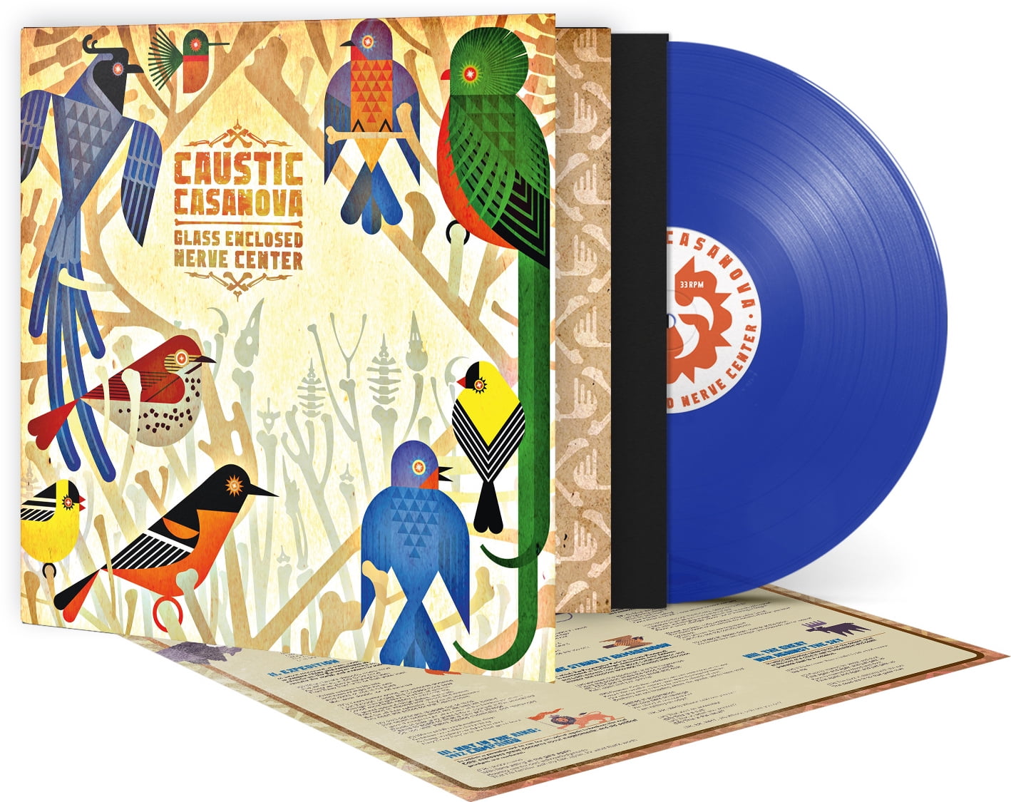 Caustic Casanova - Glass Enclosed Nerve Center - Transparent Blue ...