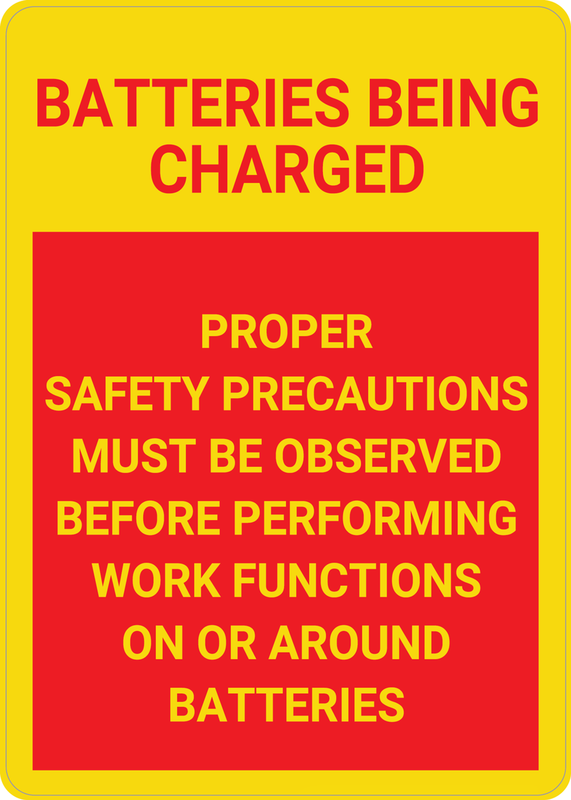 Caution Batteries Being Charged Funny Vintage Tin Signs 8 X 12 Inch ...