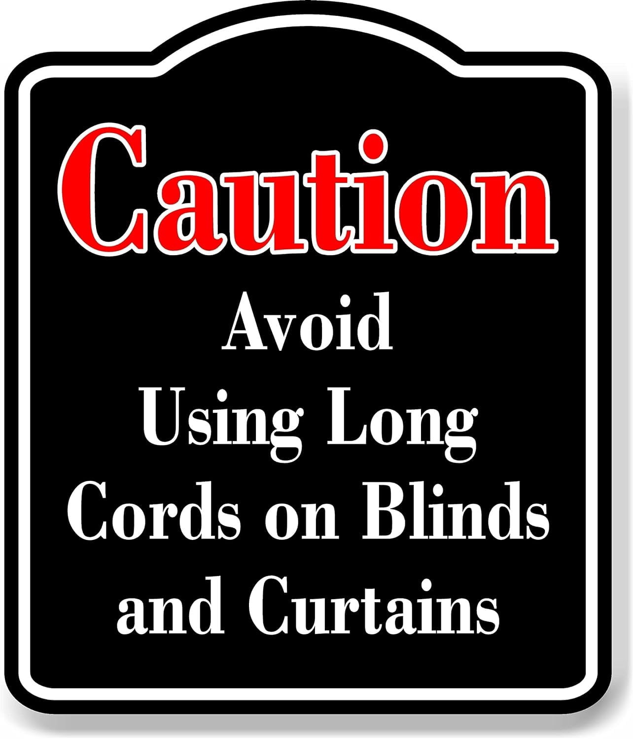 Caution Be Mindful of Children's Clothing Red BLACK Aluminum Composite ...