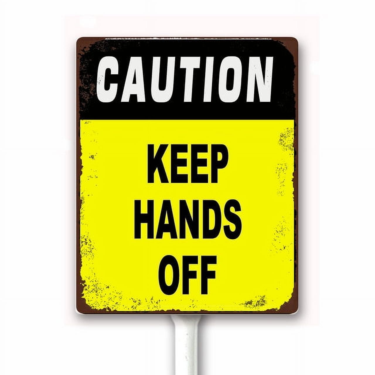 Caution Chemical Storage Area Rustic Yard Sign for Outdoor, 8" X 12 ...