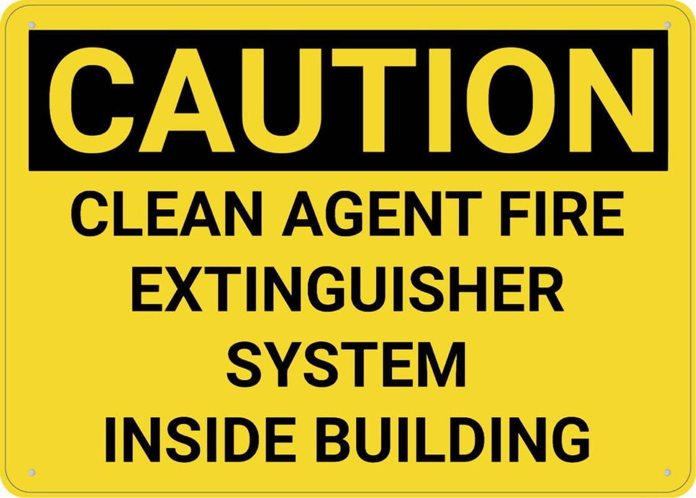 Caution Chemical Storage Area Sign 8X12 Inch Rust Free Aluminum Easy To ...