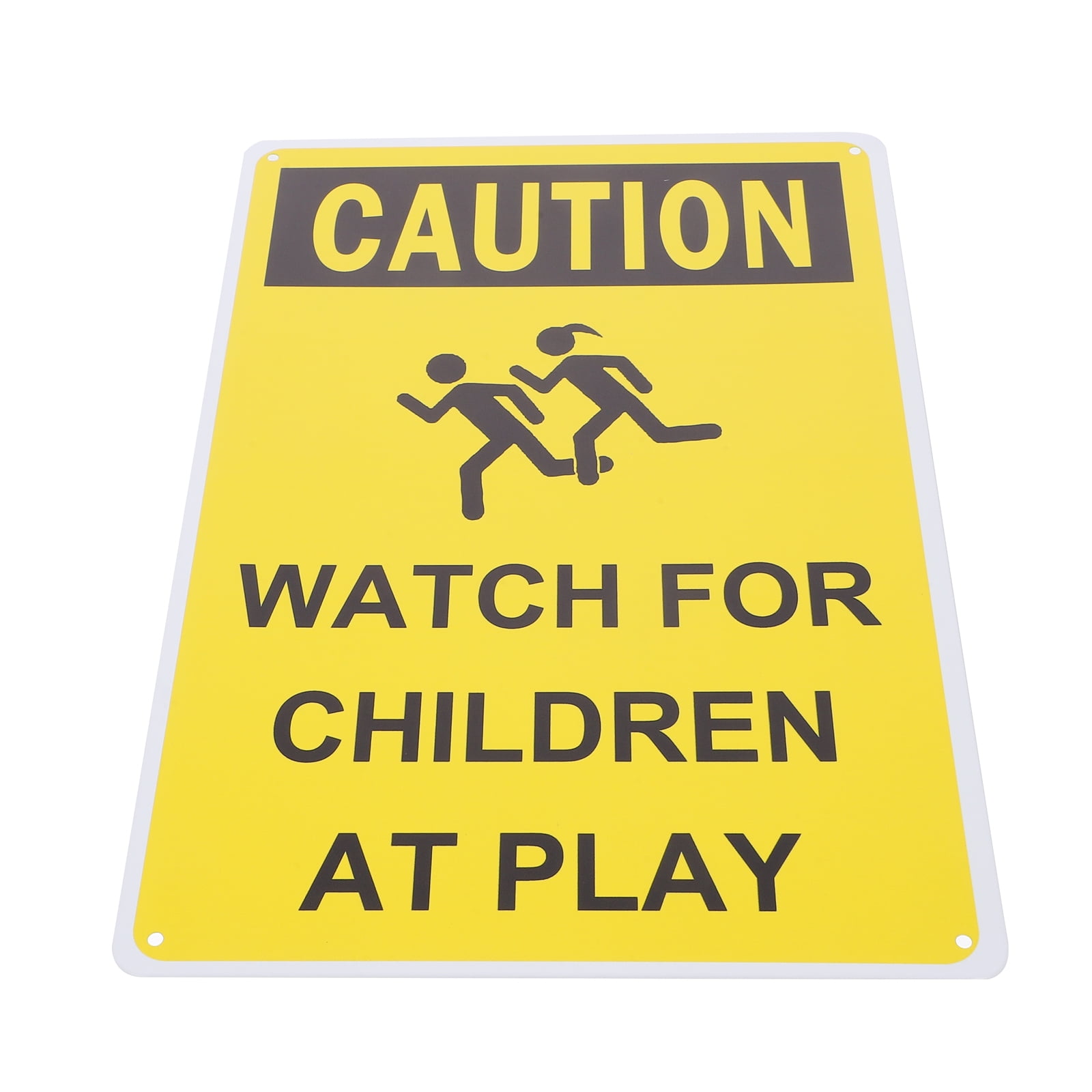 Caution Children Playing Sign Signs Outdoor Safety - Walmart.com